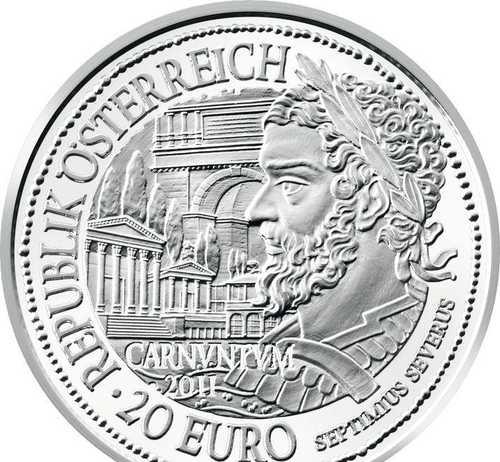 Австрия 20 евро 2011 Карнунтум Carnuntum Серебро