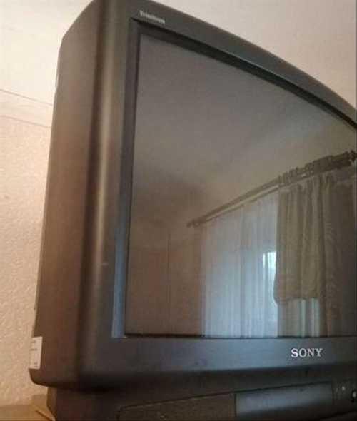 Телевизор рабочий бу Sony с тумбочкой