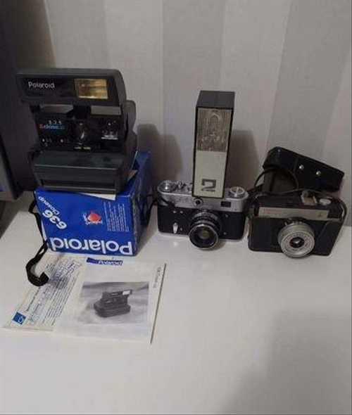 Фотоаппарат фэд-3, Polaroid, смена