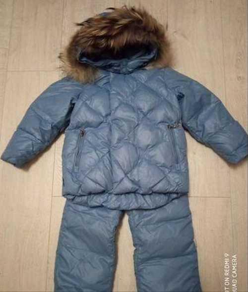 Зимний пуховой костюм детский