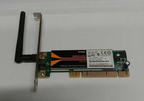 Беспроводной PCI адаптер dlink DWA-520