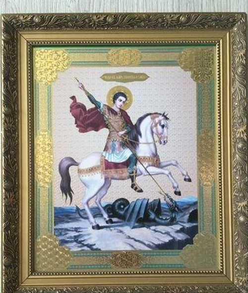 Икона Георгия Победоносца 415х485