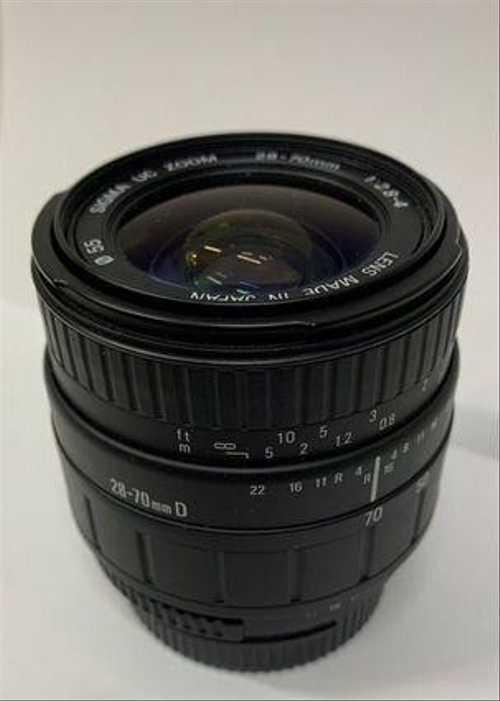 Sigma UC zoom 28-70mm f 2,8-4 Nikon