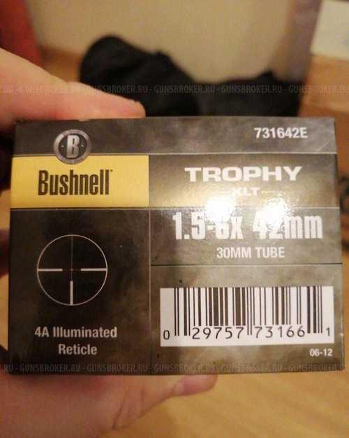 Прицел Bushnell Trophy XLT 1.5-6x42 сетка 4A с под