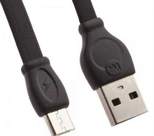 Кабель USB-Micro WK WDC-023 Black 2m