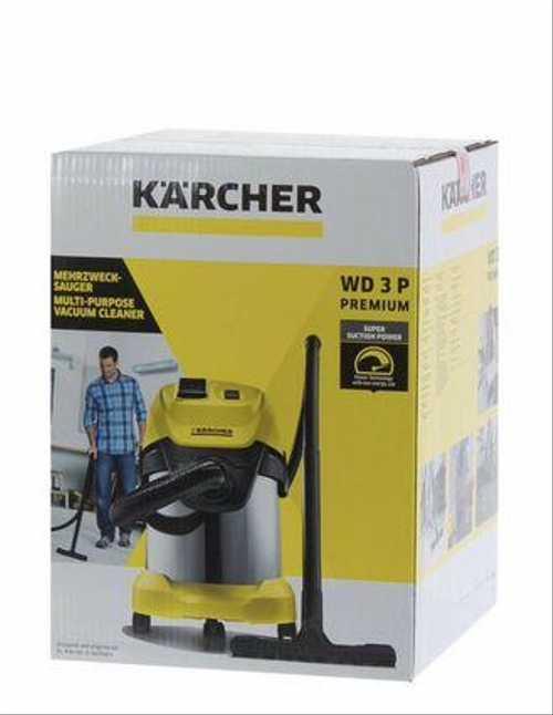 Строительный пылесос karcher (новый)