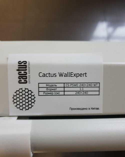 Экран для проекта Cactus WallExpert 240х240 см