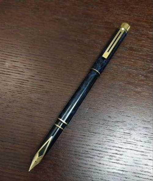 Перьевая ручка sheaffer targa blue 585 золото