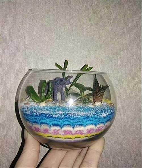 Флорариум-шар/ваза, 