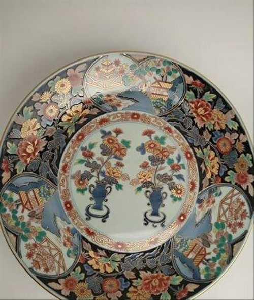 Декоративная тарелка Golden Imari (Имари).1955.Япо