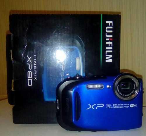 Новая подводная камера Fujifilm XP80 17Мп FHD WiFi