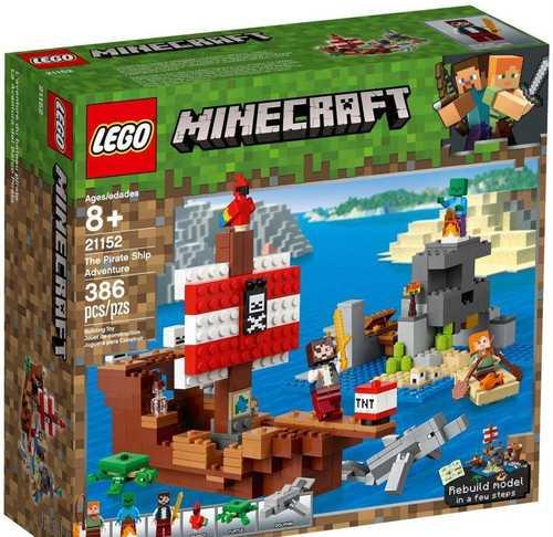 Lego Minecraft 21152 Приключения на корабле