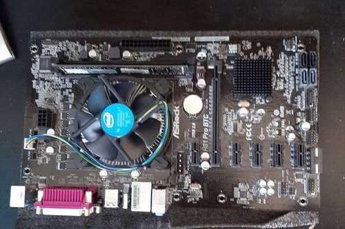Комплект h81 pro btc 4gb g1830
