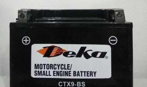Аккумулятор Deka CTX9-BS, YTX9-BS