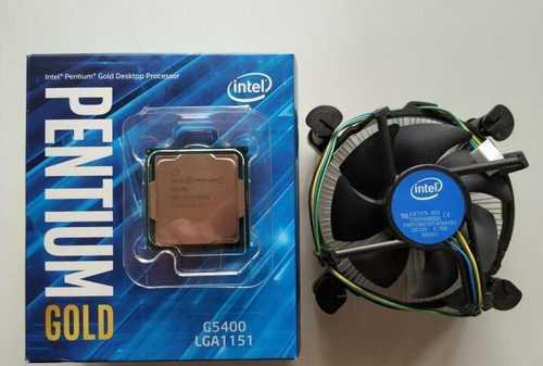 Новый Pentium Gold G5400 BOX (запечатан в коробке)