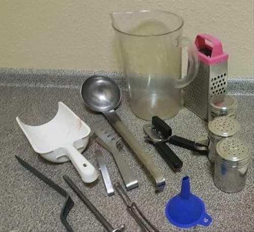 Посуда для кухни, диспенсер (12 предметов)