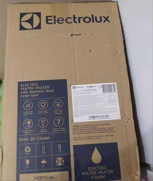 Новый Водонагреватель Electrolux EWH 50 Citadel