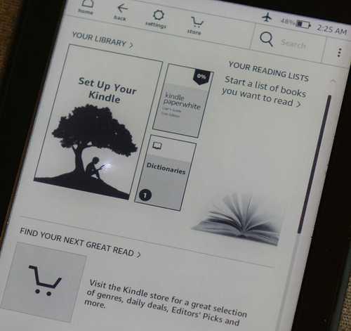 Электронная книга Kindle Paperwhite