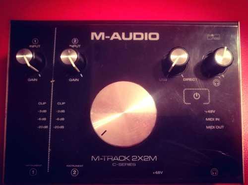 Саундкарта M-Audio M-track 2x2m c-series