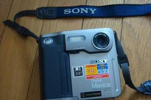 Ретро цифровой фотоаппарат sony MVC-FD5 1997 года