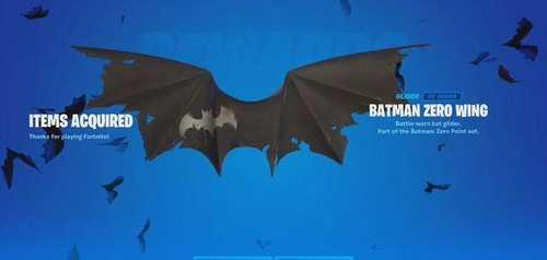 Fortnite / Batman zero wing