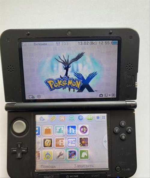 Nintendo 3ds ll xl японка синяя