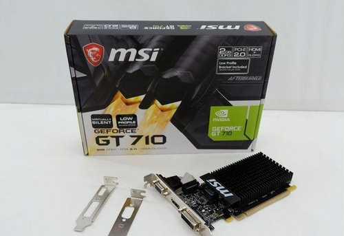 Видеокарта PCI-E 2GB MSI GeForce GT 710 DDR3 2GD3H