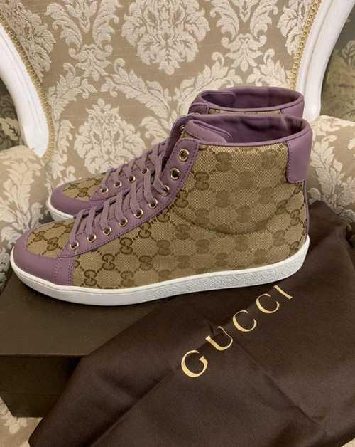 Gucci высокие кеды новые оригинал