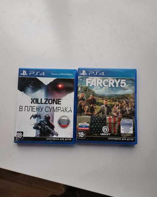 Killzone и FarCry 5 для PS4