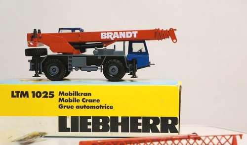 1/50 кран Liebherr LTM 1025 Brandt автокран 1:50