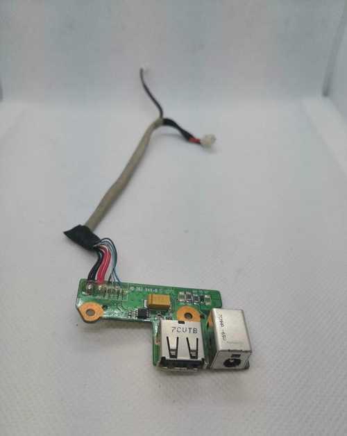 Плата USB разъём питания HP DV6700