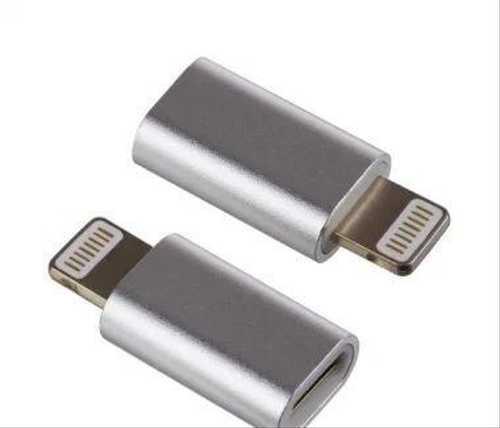 Переходник Perfeo microUSB-lightning для iPhone