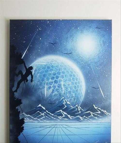 Картина "Стремление к цели", Spray Art