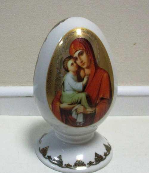 Фарфоровое пасхальное яйцо, Богородица