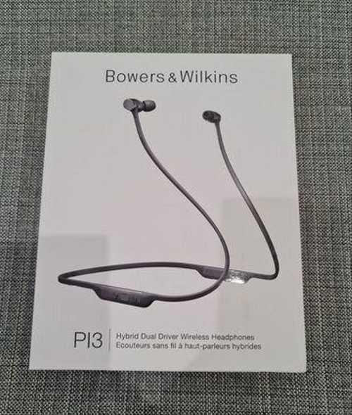 Беспроводные наушники Bowers & Wilkins PI3 серые