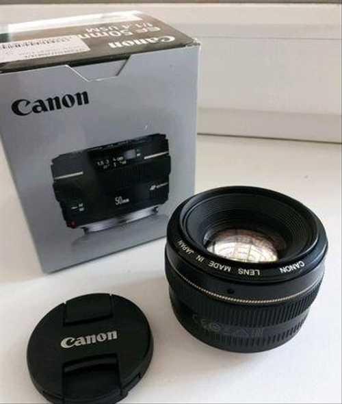 Объектив Canon EF 50mm f/1.4