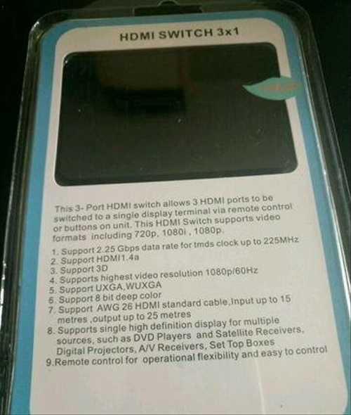 Hdmi Swtch 3x1