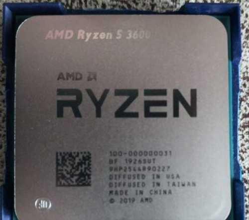 Процессор AMD Ryzen 5 3600, новый