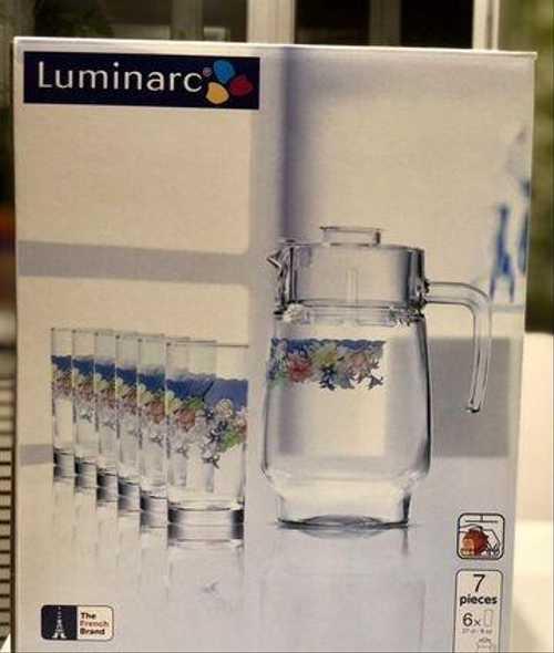 Luminarc набор Кувшин+стаканы Новый