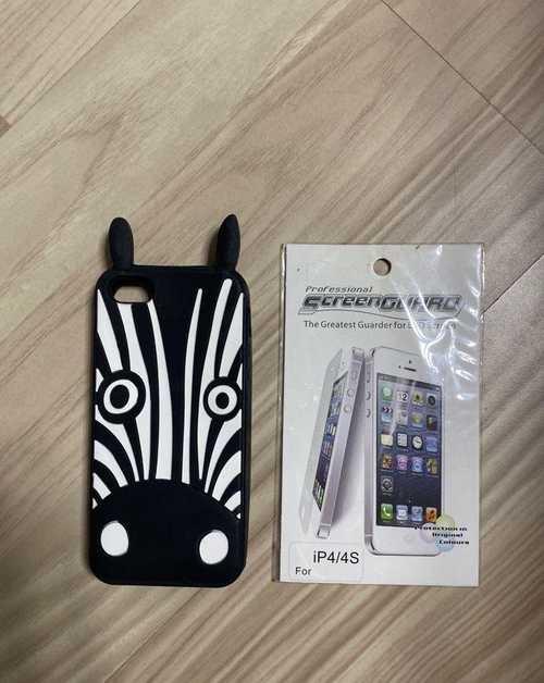 Чехол и плёнка iPhone 4/4s