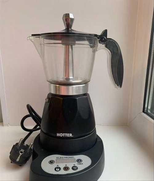 Электрическая гейзерная кофеварка Hotter HX-444