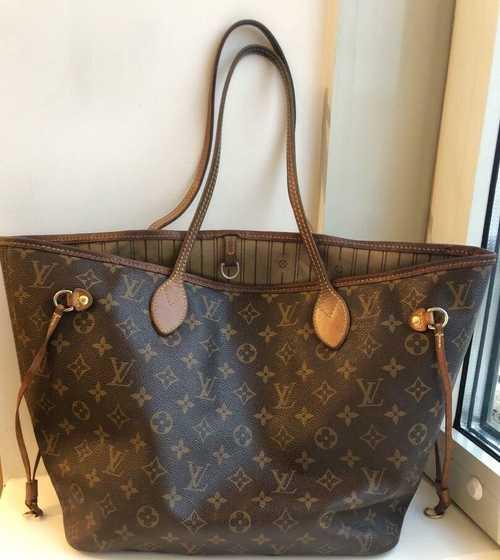 Сумка оригинал Louis Vuitton Neverfull MM