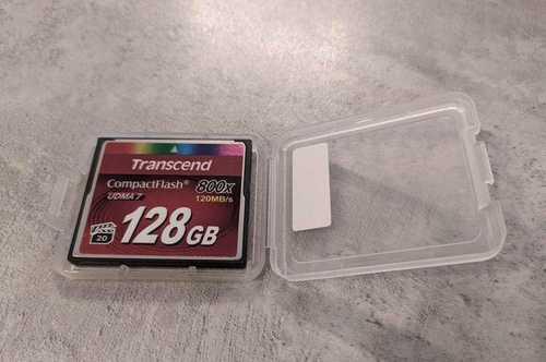 Карта памяти Transcend CompactFlash 128Gb
