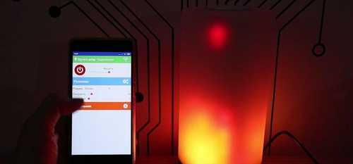 Огненная Wi-Fi лампа умный свет, камин