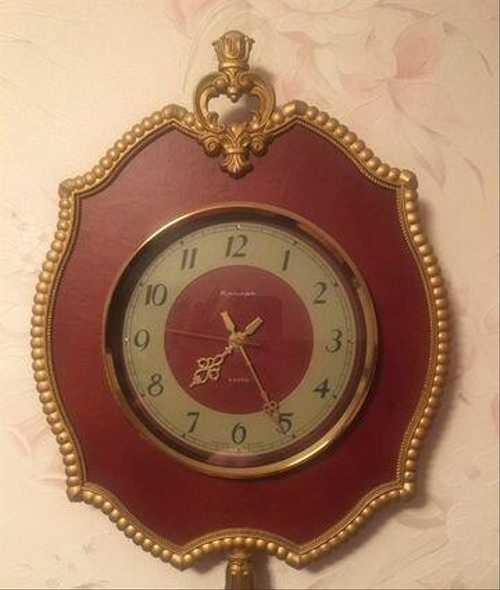 Часы настенные Янтарь Кварц СССР