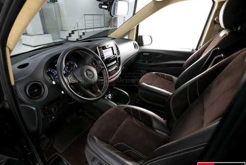 Кожаный салон сиденья Mercedes-Benz Vito