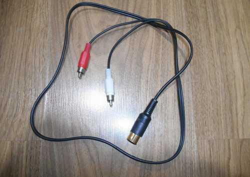 Аудио-кабель DIN 5 - 2 RCA