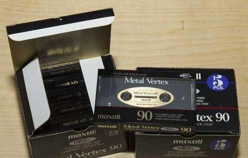 Maxell metal vertex 90 аудиокассета новая