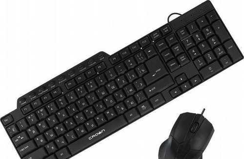 Набор клавиатура и мышь crown cmmk-520B