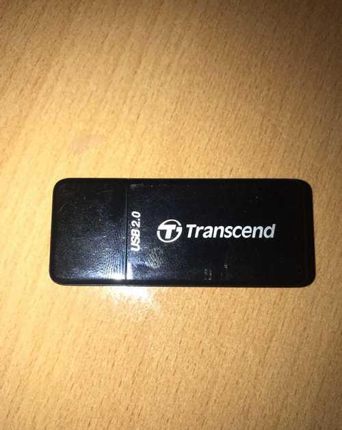 Картридер для sd карт transcend usb 2.0